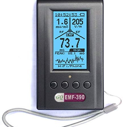 EMF Meter,Advanced GQ EMF-390 Multi-Field Electromagnetic Radiation 3 ...